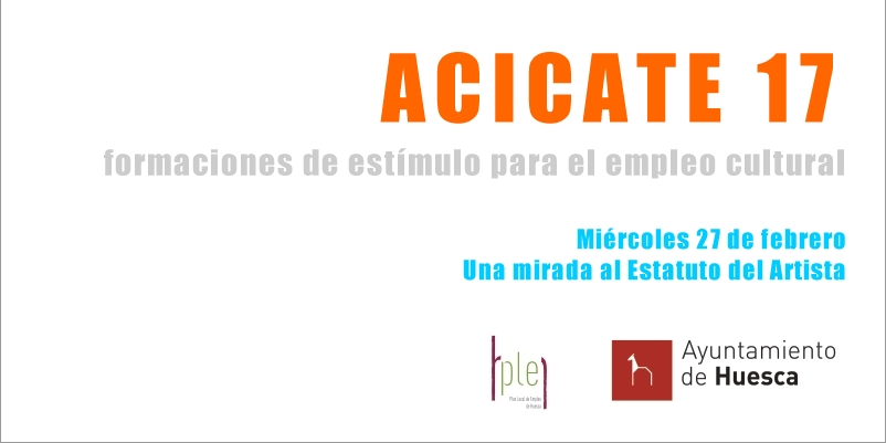 ACICATE 17, una píldora formativa sobre el Estatuto del Artista